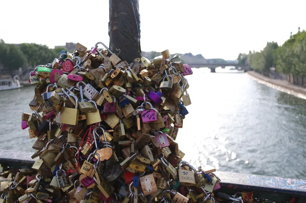 17 Photos of Love Locks, Pont des Arts & Pont Neuf Bridge, Paris