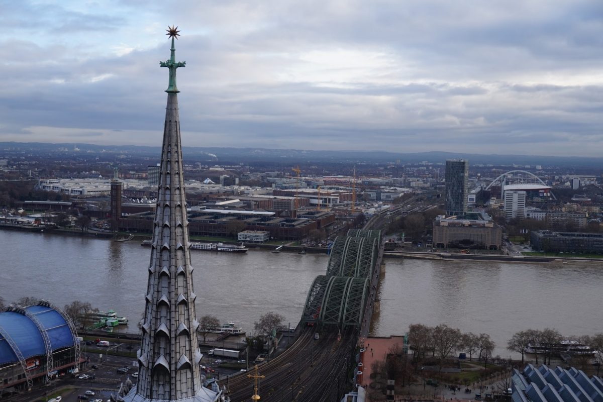 View From Cologne's Cathedral, Love Lock Bridge & Koln Triangle Review ...