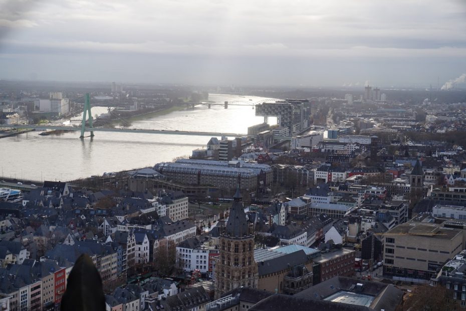View From Cologne's Cathedral, Love Lock Bridge & Koln Triangle Review ...